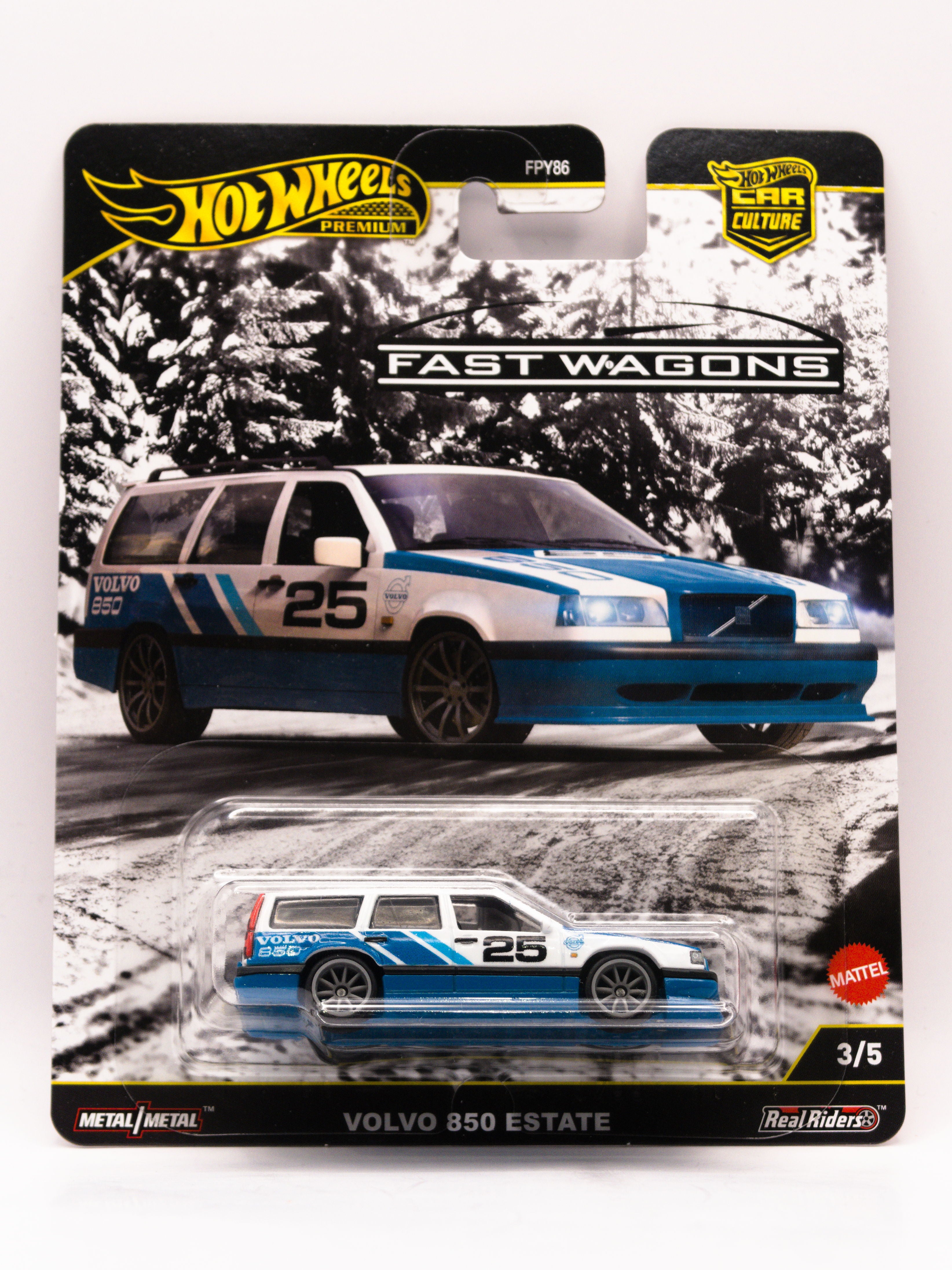 Volvo 850 Estate Fast Wagons 3/5 Premium Biało Niebieski – Skalper