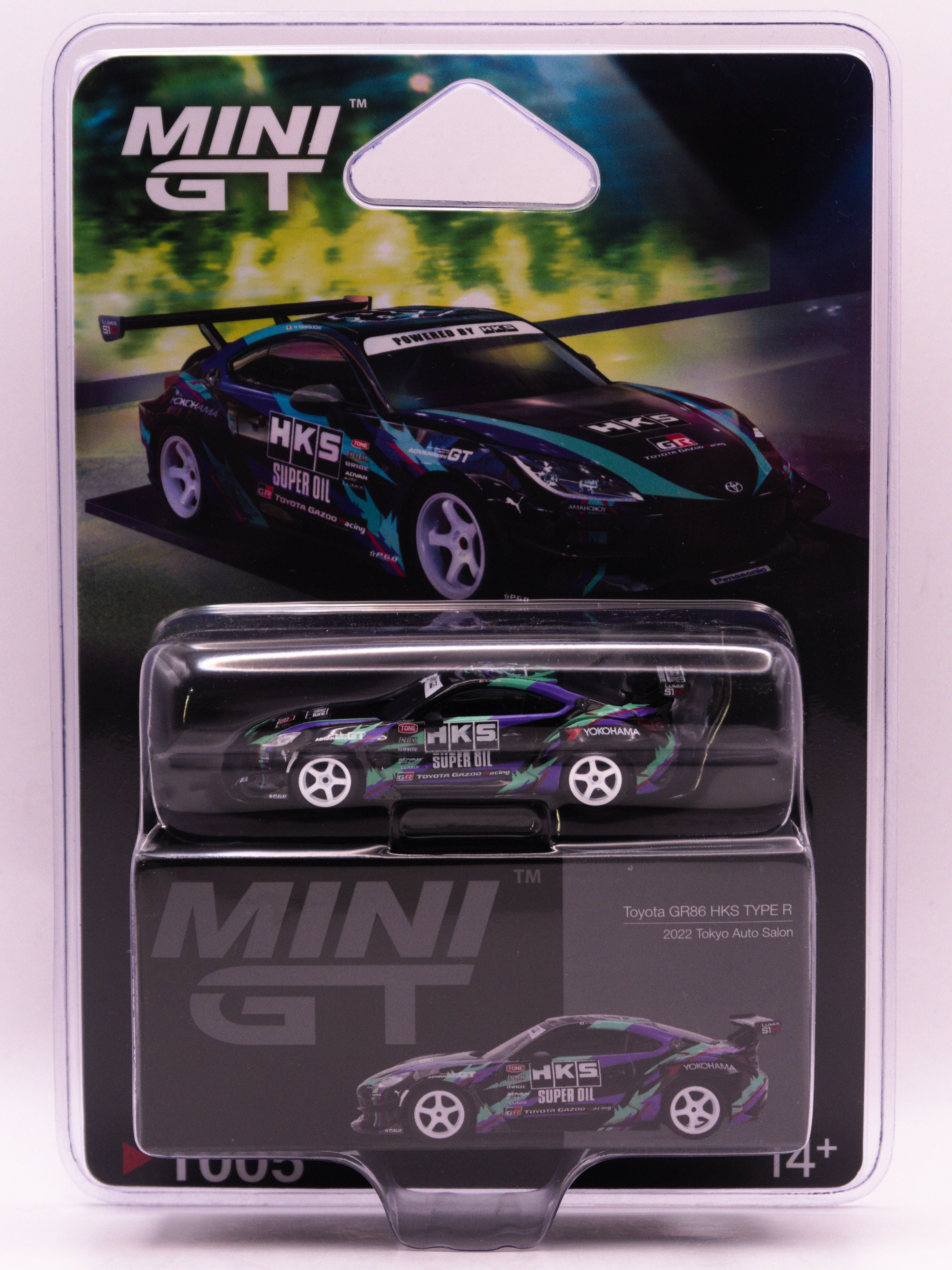 Mini GT #1005 Toyota GR86 HKS Type R *Blister – Skalper